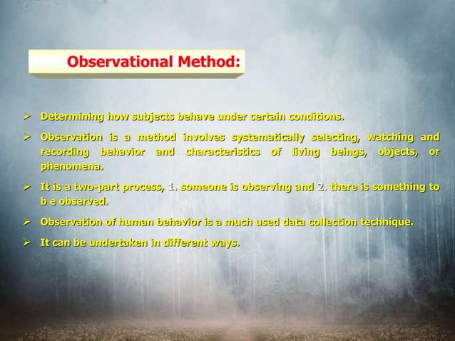 Method and tools of data collection | PPT