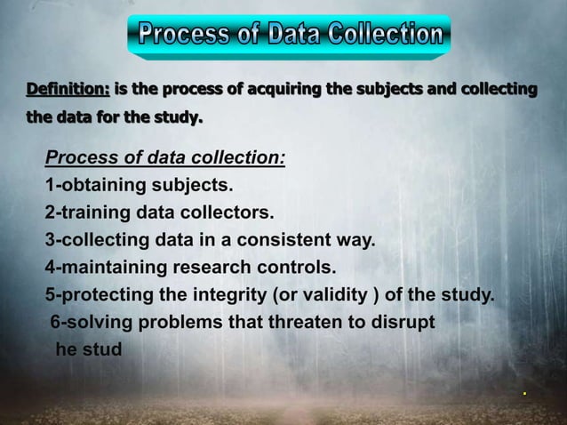 Method and tools of data collection | PPT