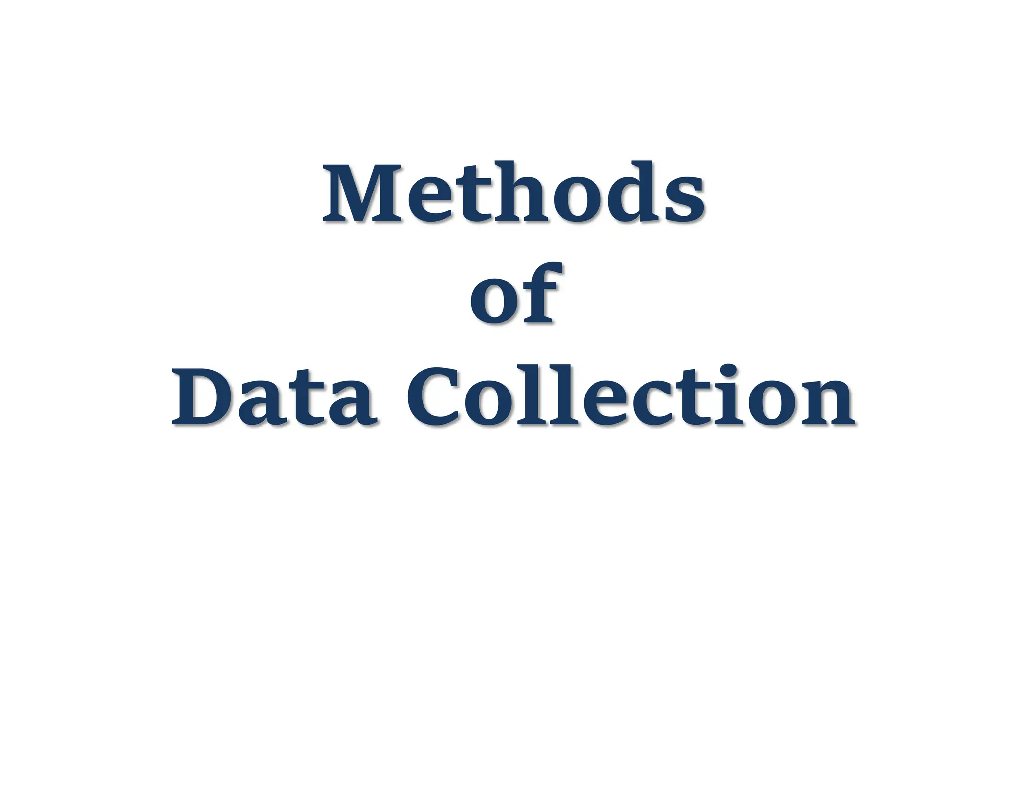 methods of data collection in nursing research | PDF