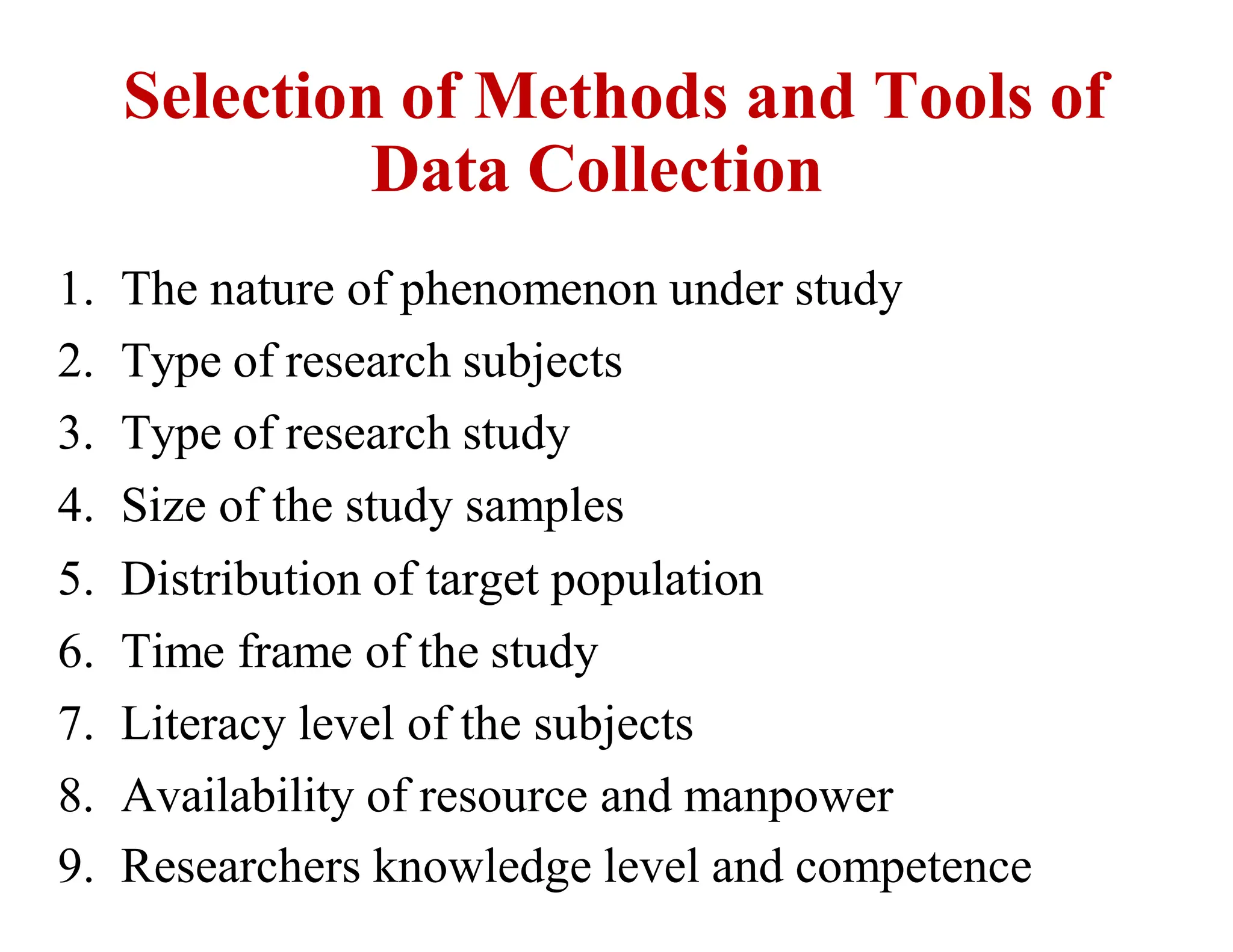methods of data collection in nursing research | PDF