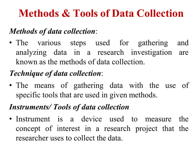 methods of data collection in nursing research | PDF | Resume Writing and Advice | Job Search