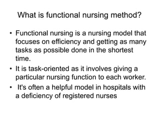 Patient care assignment method assignmen | PDF