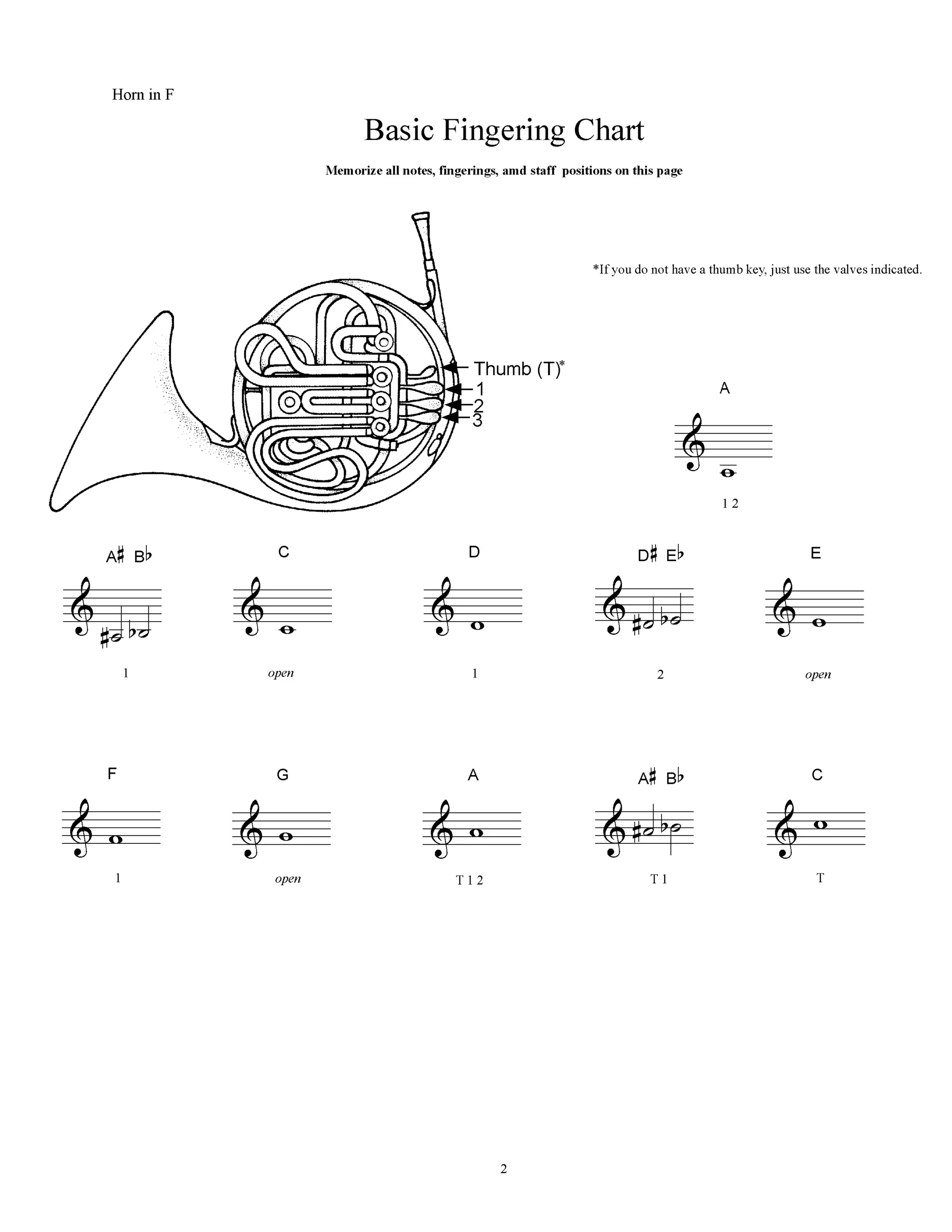 Method book french horn 01 (beginner) | PDF