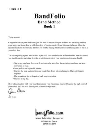 Method book french horn 01 (beginner) | PDF