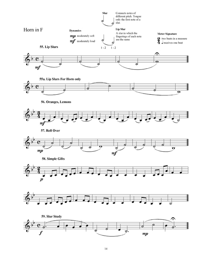 Method book french horn 01 (beginner) | PDF