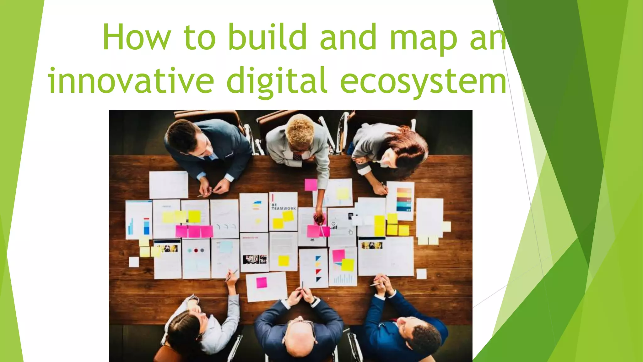 How to build an innovative digital ecosystem | POTX