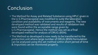 Method development and validation | PPT