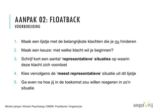 EMDR Behandelplan - Methode 2 - Floatback | PDF