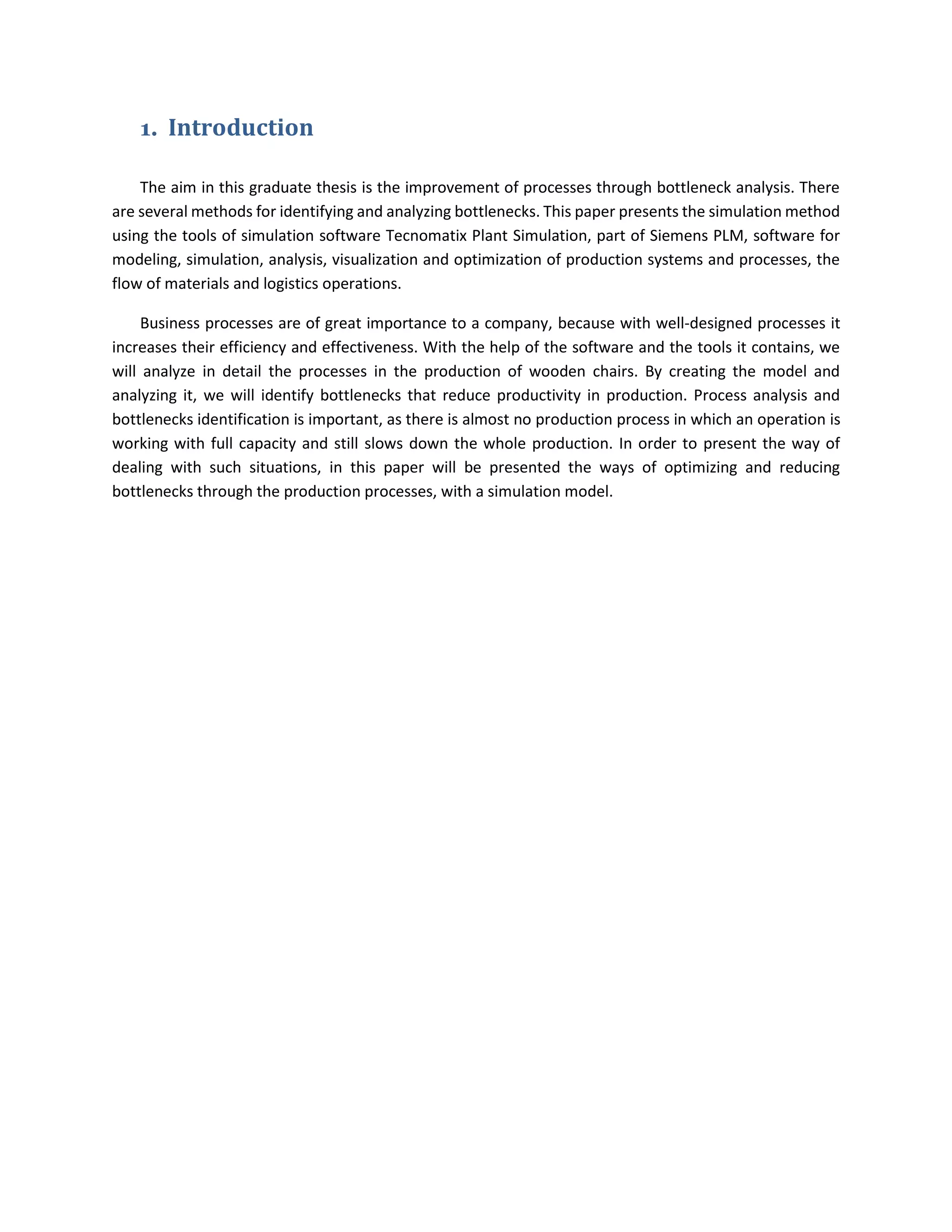 Method for analysing bottlenecks and improvements using simulation | PDF Method for analysing bottlenecks and improvements using simulation | PDF