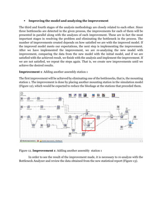 Method for analysing bottlenecks and improvements using simulation | PDF