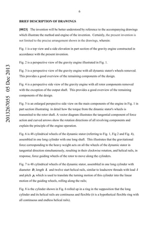 Method for converting gravitational force into rotary motion and gravity engine | PDF