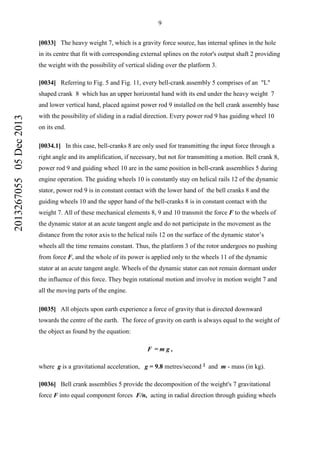 Method for converting gravitational force into rotary motion and ...