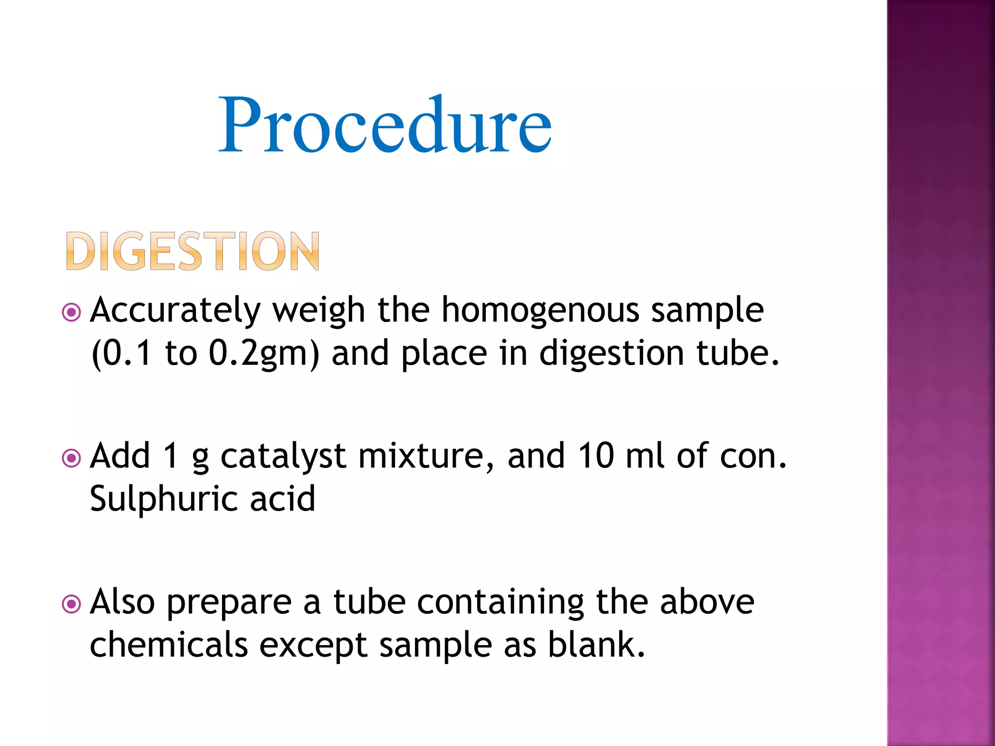 method for crude protein anylsis (Kjeldahl).pptx