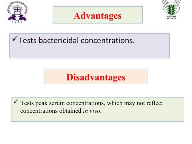 Methods for Determining Fractional Inhibitory Concentration (FIC) | PPT ...
