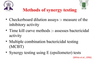Methods for Determining Fractional Inhibitory Concentration (FIC) | PPT