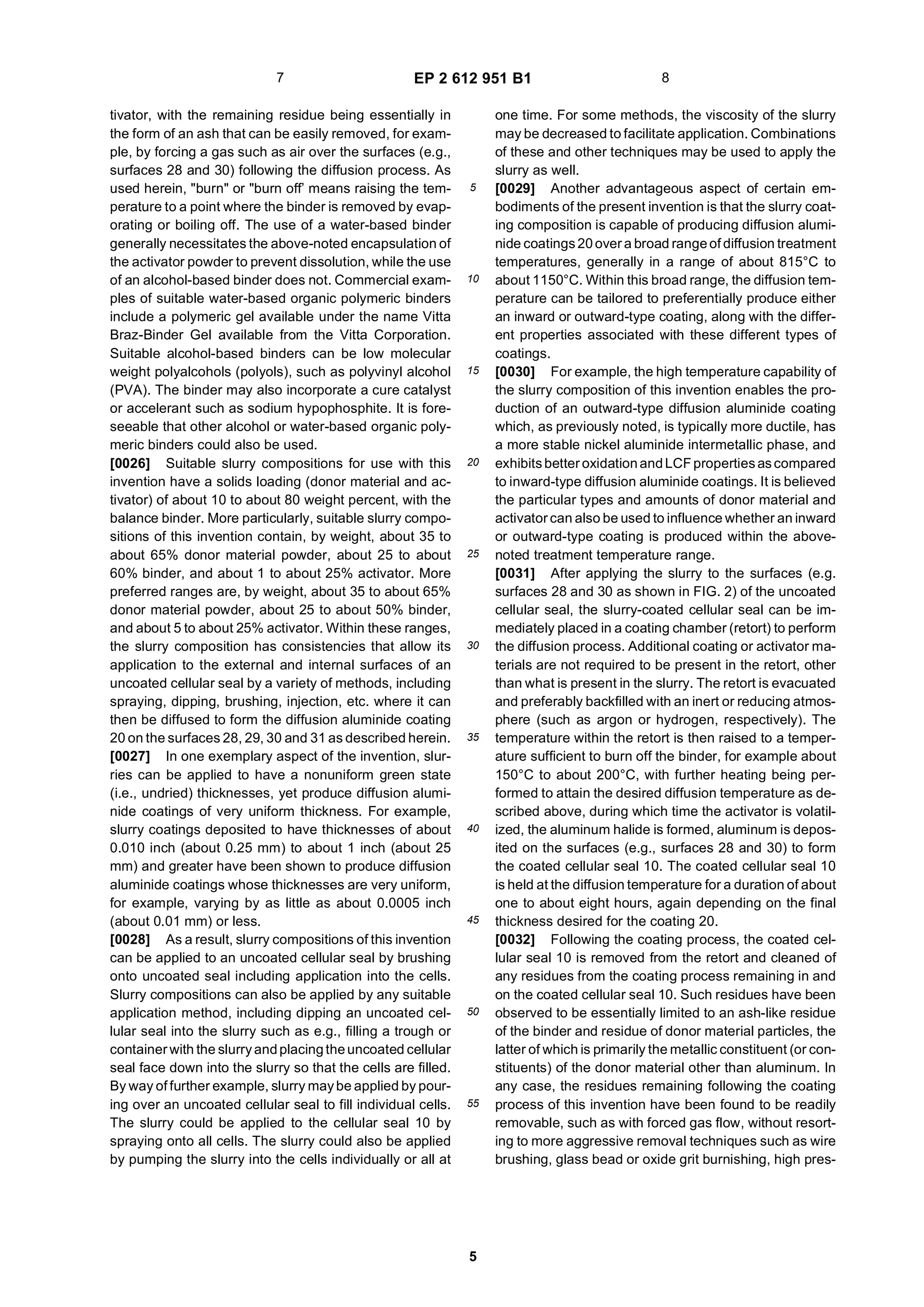Method for making a honeycomb seal.pdf