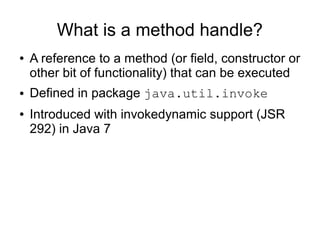 Method Handles in Java | ODP