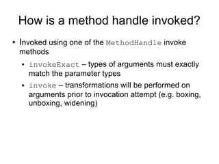 Method Handles in Java | PPT