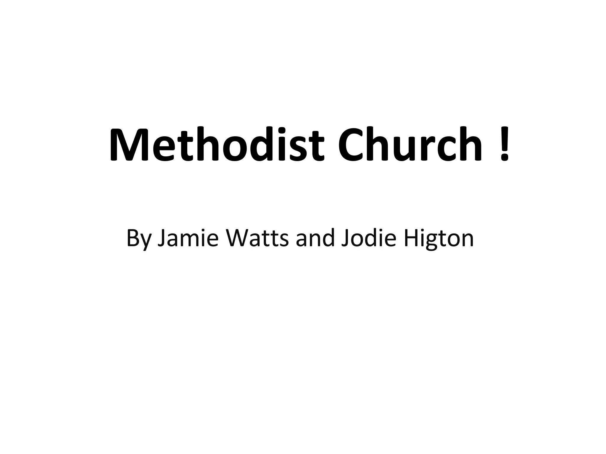 Methodist Church 2 | PPT