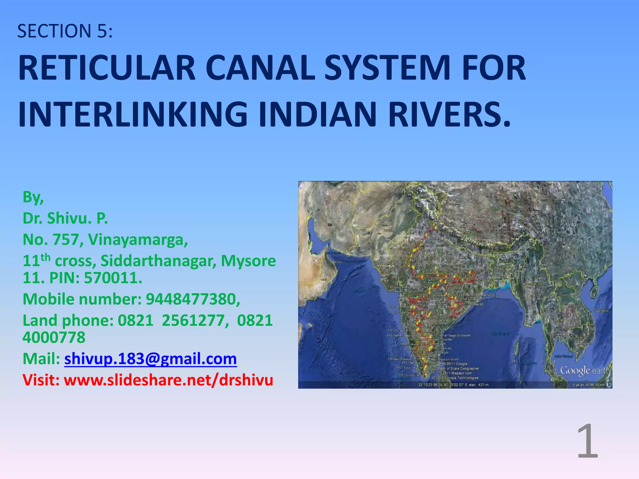 Method matters in inter linking rivers | PPT