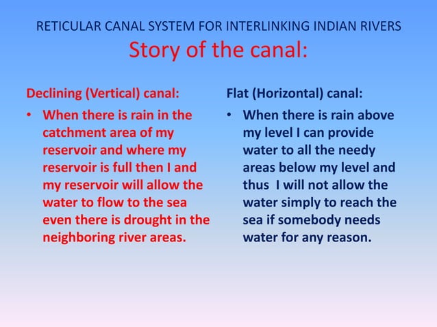 Method matters in inter linking rivers | PPT