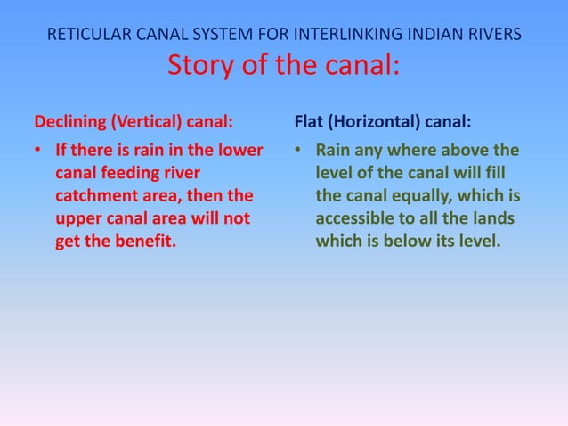 Method matters in inter linking rivers | PPT
