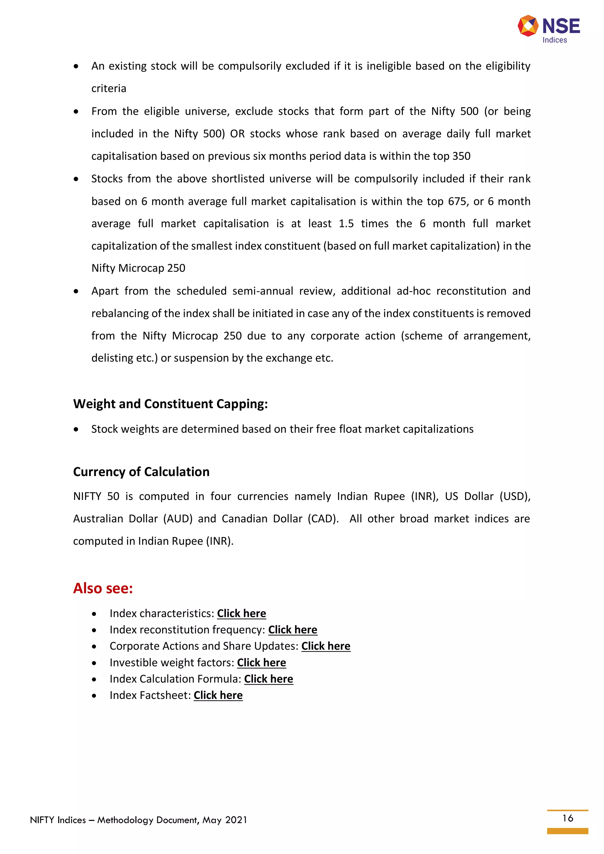 Method nifty equity_indices | PDF