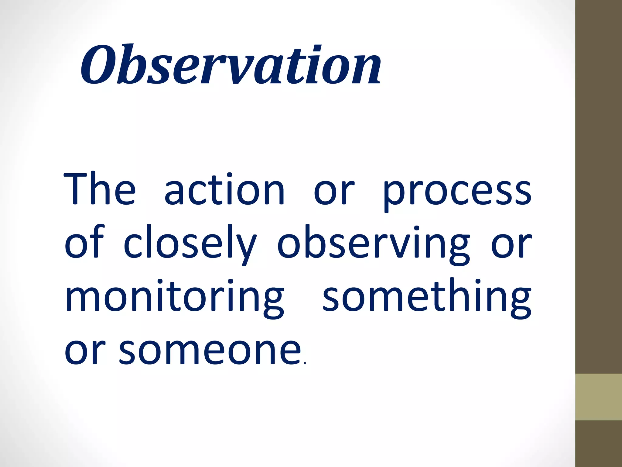 Method of assessment observation | PPTX