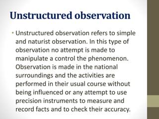 Method of assessment observation | PPTX