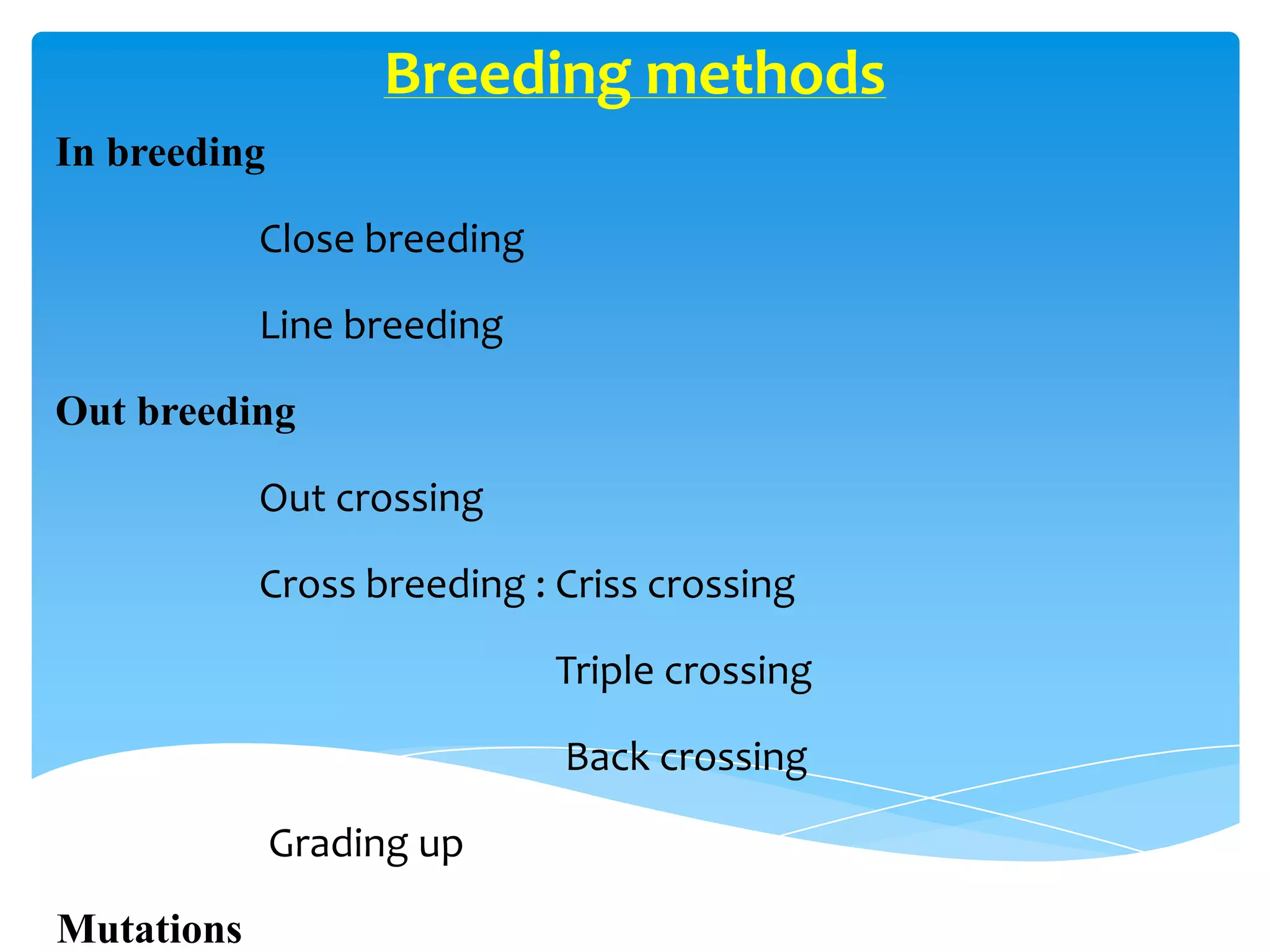 Method of breeding | PPTX