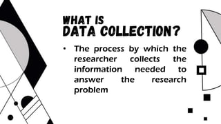 Methods and Tools for Data Collection - Probability and Statistic ...