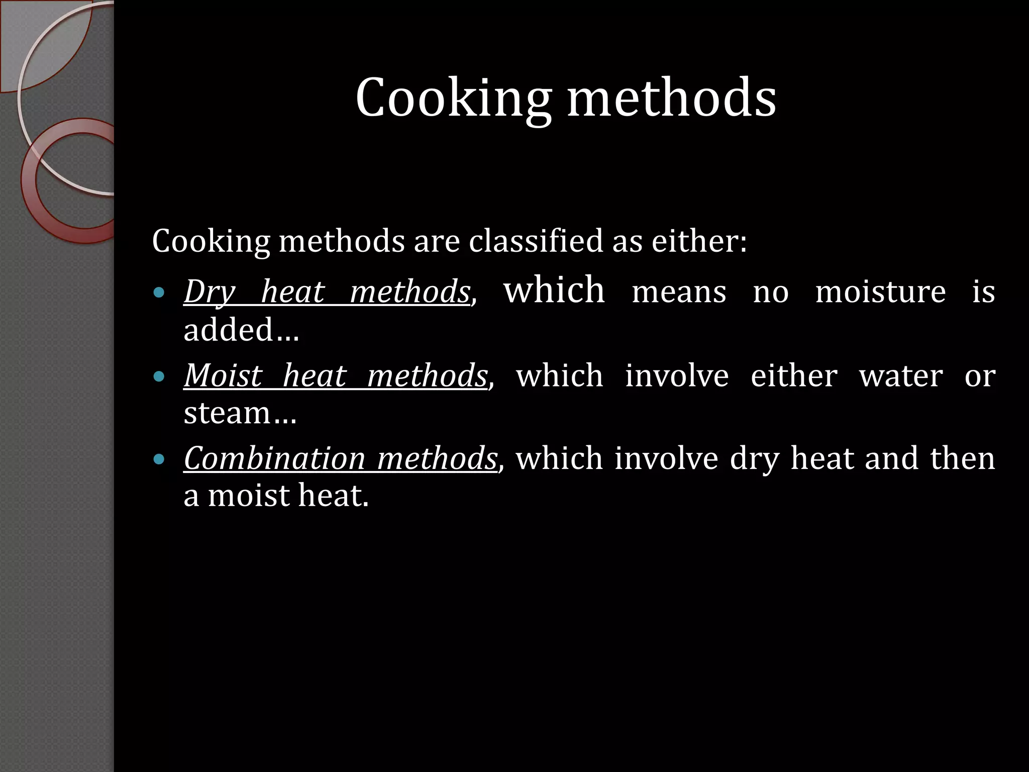 Method of cooking | PPT