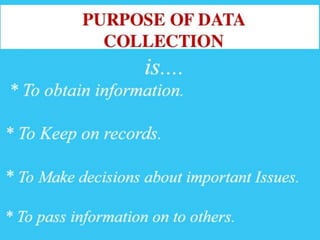 Method of data collection | PPT