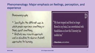 Method of data collection qualitative research part-iii | PPT