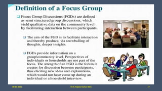 Method of data collection qualitative research part-iii | PPT