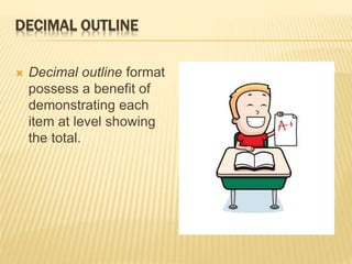 Method of Dealing with Outline Assignment | PPTX