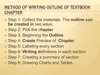 Method of Dealing with Outline Assignment | PPTX