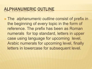 Method of Dealing with Outline Assignment | PPTX