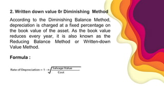 Different Types of Depreciation Methods | PPTX