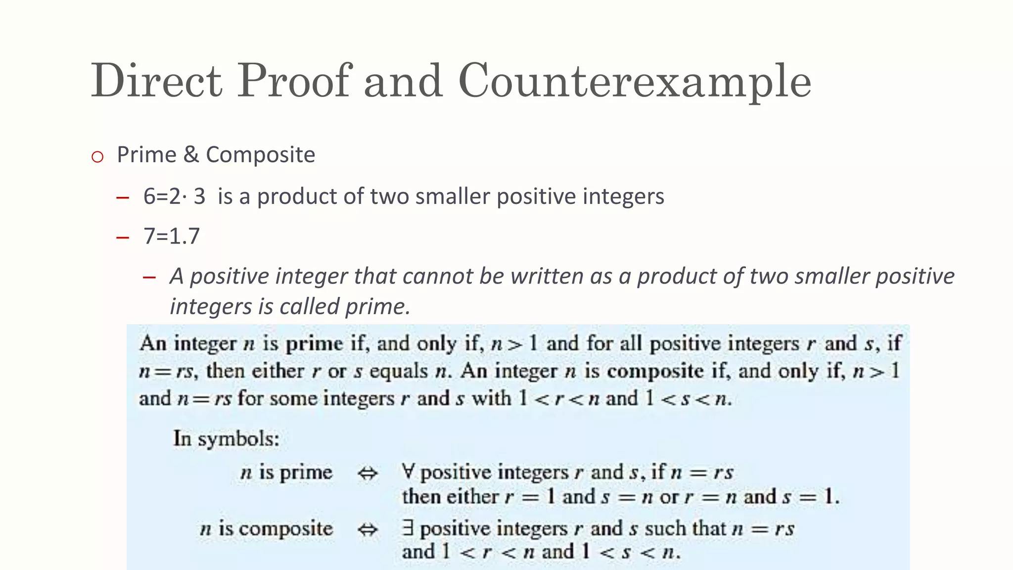 Method of direct proof | PPTX
