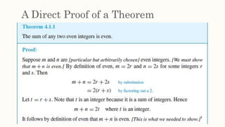 Method of direct proof | PPTX
