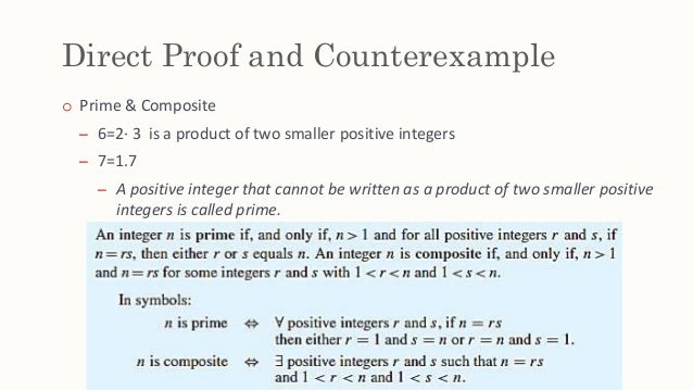 Method of direct proof