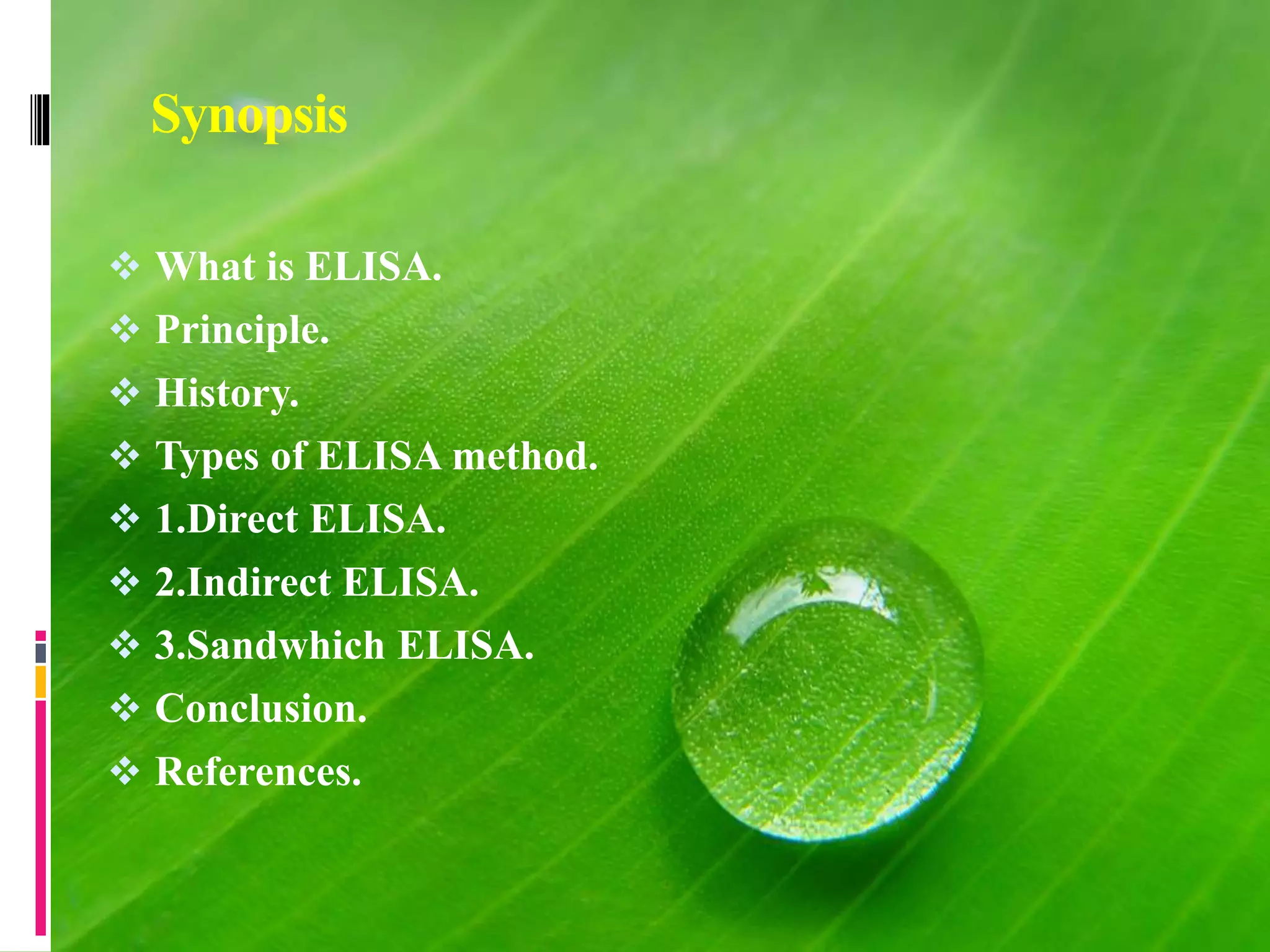 ELISA, principle and method by kk sahu | PPTX