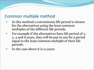 Method of evaluating alternatives.ppt