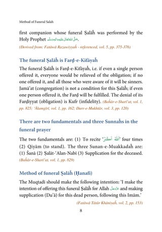 Islamic Book in English: Method of Funeral Salah (Prayer) | PDF