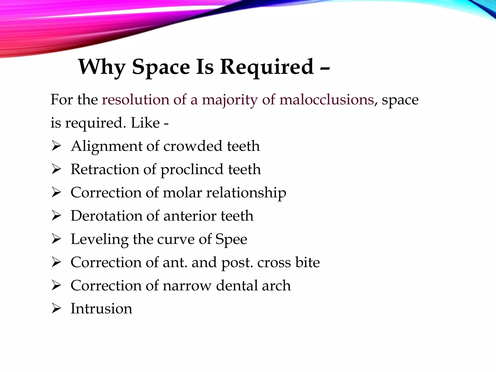Method of gaining space | PPTX