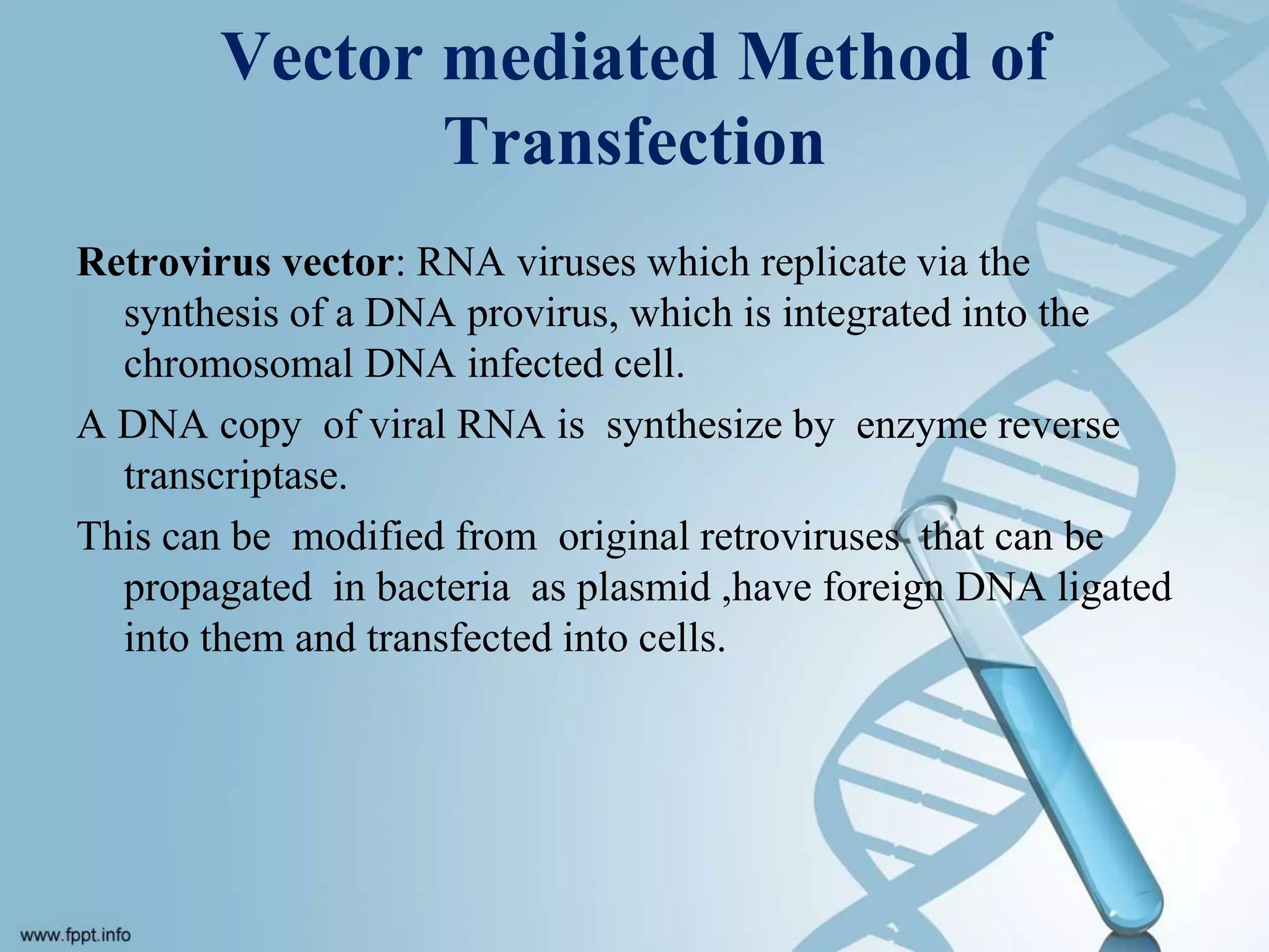 Method of gene transfer | PPTX