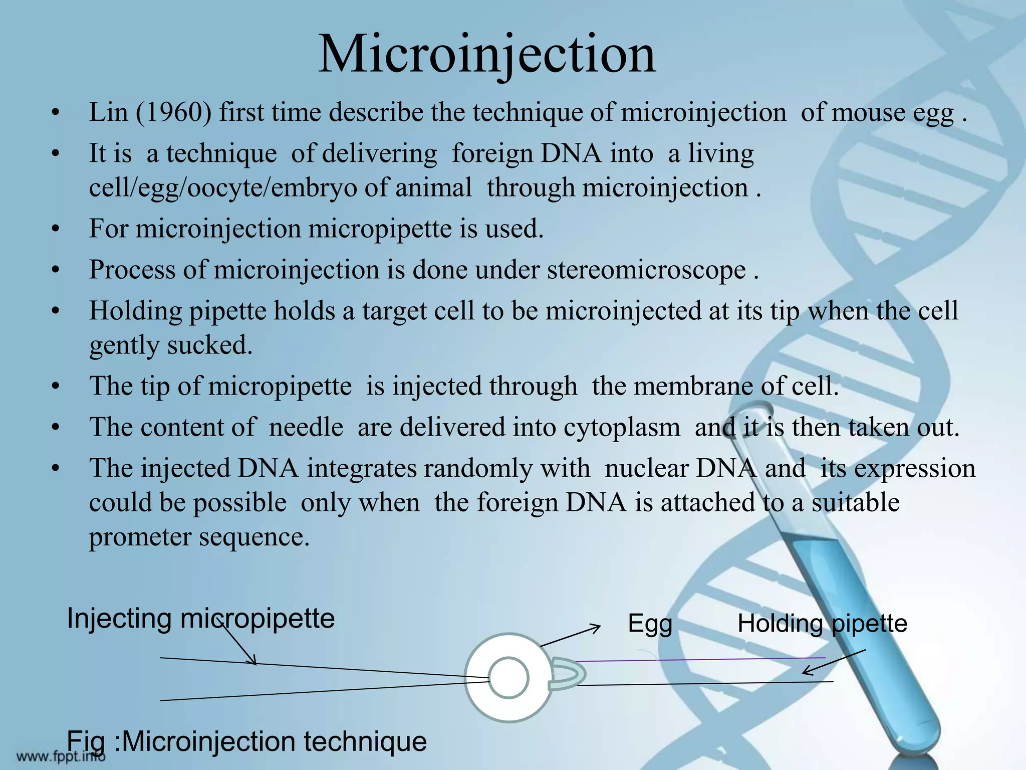 Method of gene transfer | PPTX
