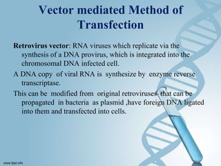 Method of gene transfer | PPTX