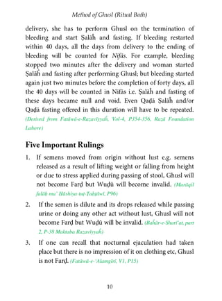 Islamic Book in English: Method of Ghusl Hanafi | PDF